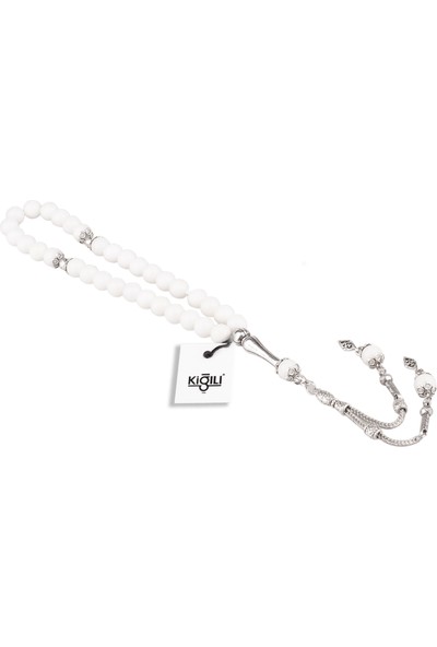 Kiğılı Erkek Ay Taşı Doğal Taş Tesbih Kiğılı Erkek Ay Taşı Doğal Taş Tesbih