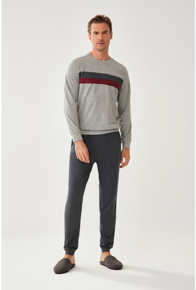 Dagi Gri Melanj Pijama Takımı