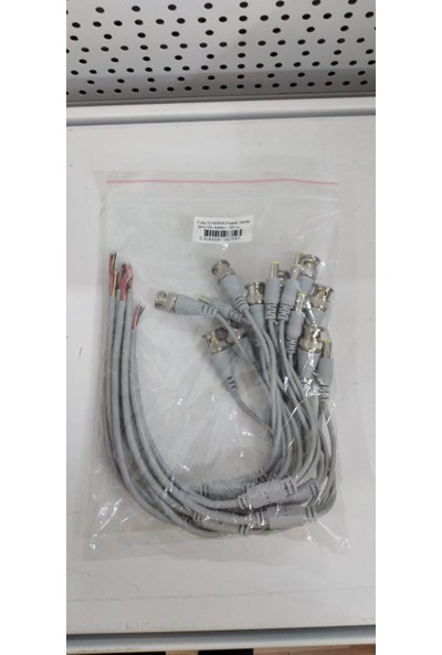 Fully G-544AA Power Jacklı Bnc+Dc Kablo - 10'lu Paket Fully G-544AA Power Jacklı Bnc+Dc Kablo - 10'lu Paket