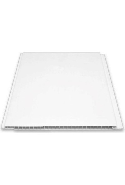 Ser Profil Düz Beyaz Plastik Pvc Duvar Tavan Lambiri / 10 Adet 20 cm x 2 M - 4 M² Ser Profil Düz Beyaz Plastik Pvc Duvar Tavan Lambiri / 10 Adet 20 cm x 2 M - 4 M²
