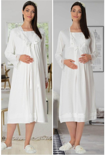 Mecit Lohusa Gecelik Sabahlık Takım Carpediem 1514 Mecit Lohusa Gecelik Sabahlık Takım Carpediem 1514