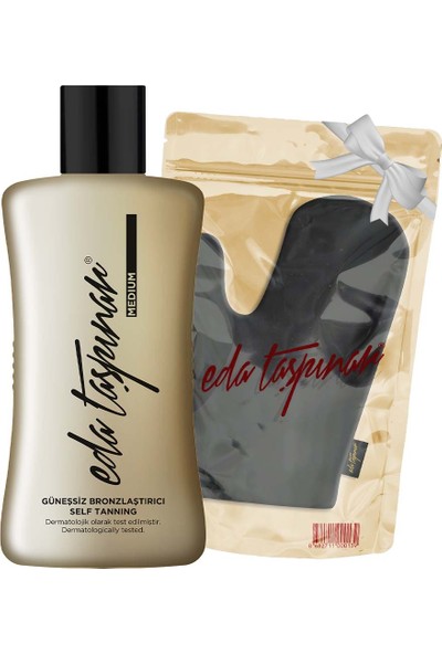 Eda Taşpınar Avantaj Paket Mediım Güneşsiz Bronzlaştırıcı Self Tanning - Scuba Eldiven Eda Taşpınar Avantaj Paket Mediım Güneşsiz Bronzlaştırıcı Self Tanning - Scuba Eldiven