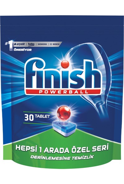 Finish Hepsi 1 Arada Özel Seri 30'lu Tablet 480 gr Finish Hepsi 1 Arada Özel Seri 30'lu Tablet 480 gr