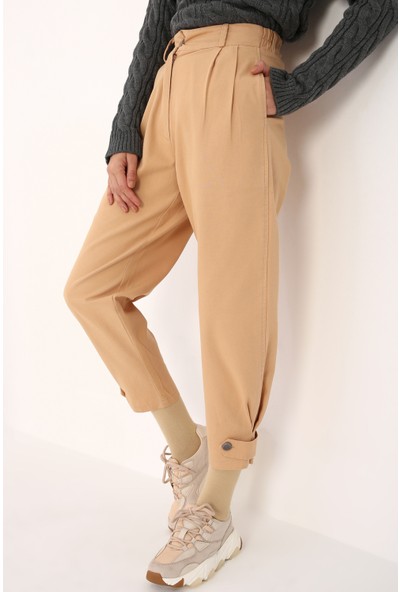 ALLDAY Pileli Pamuklu Pantolon ALLDAY Pileli Pamuklu Pantolon