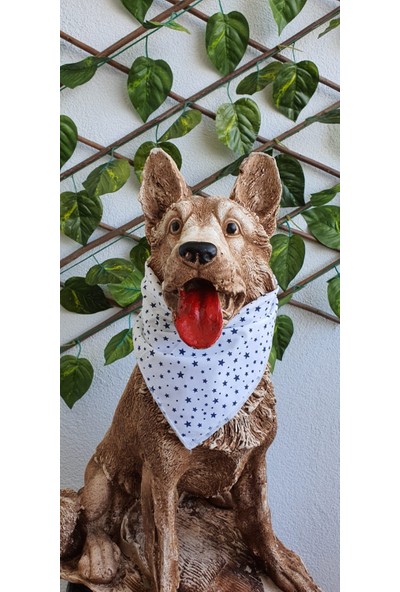 Gorgidan Design Lacivert Yıldızlı Kedi ve Köpek Bandanası Gorgidan Design Lacivert Yıldızlı Kedi ve Köpek Bandanası