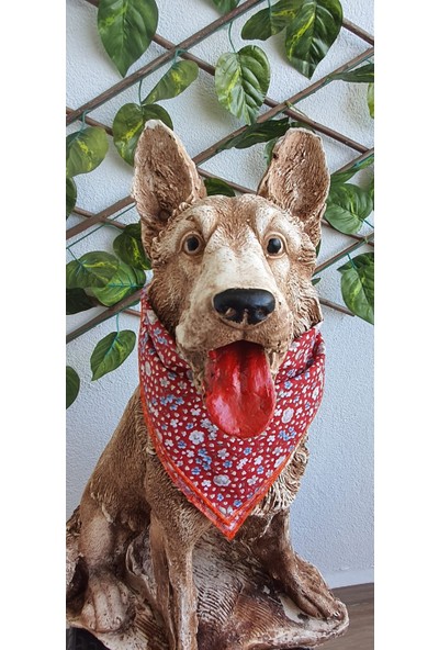 Gorgidan Design Kırmızı Etnik Desen Kedi ve Köpek Bandanası Gorgidan Design Kırmızı Etnik Desen Kedi ve Köpek Bandanası