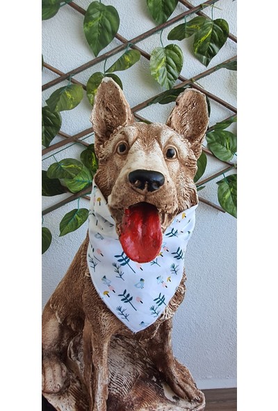 Gorgidan Design Mavi Kuşcuklu Kedi ve Köpek Bandanası Gorgidan Design Mavi Kuşcuklu Kedi ve Köpek Bandanası