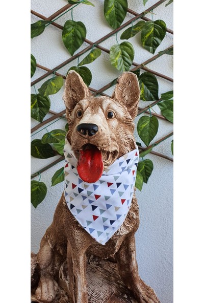 Gorgidan Design Renkli Üçgenler 2 Kedi ve Köpek Bandanası Gorgidan Design Renkli Üçgenler 2 Kedi ve Köpek Bandanası