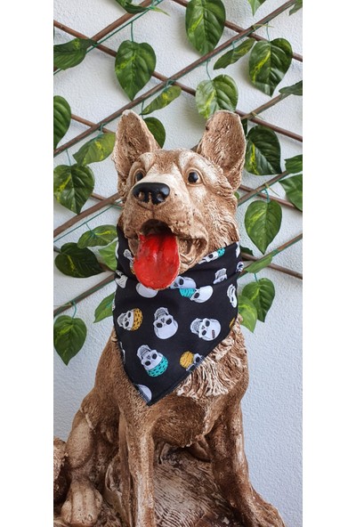 Gorgidan Design Renkli Kurukafa Kedi ve Köpek Bandanası Gorgidan Design Renkli Kurukafa Kedi ve Köpek Bandanası