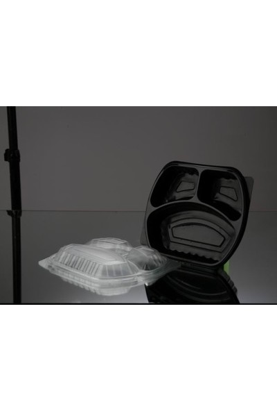 Policup 3 Bölmeli Mikrodalga Kase 50'li