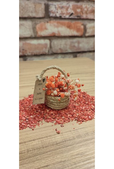 Eda Design Nikah Şekeri Mini Sepet 25 Adet