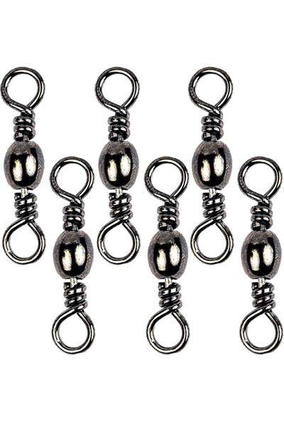 Fish Master Ikili Fırdöndü (Inox) Black Nickel (20 Adet) Fish Master Ikili Fırdöndü (Inox) Black Nickel (20 Adet)