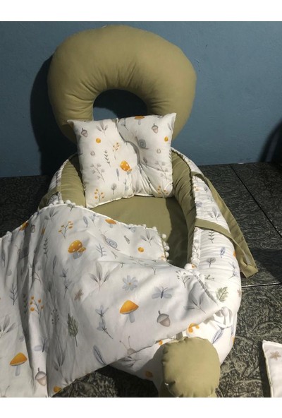 Babynest Bebek Yuvası Emzirme Yastık ve Battaniye Set