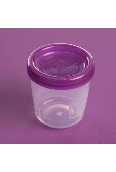 Pulca Shop Süt ve Mama Saklama Kabı Ölçekli Mama Kutusu 180 ml 4'lü