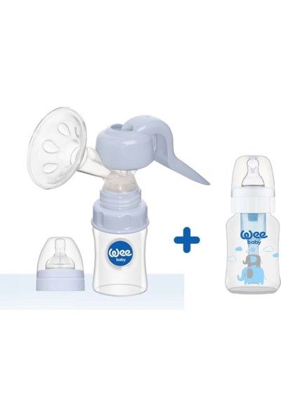 Wee Baby Wee 7529 Manuel Göğüs Pompası Antikolik Pp Biberon 150ML Hediyeli Wee Baby Wee 7529 Manuel Göğüs Pompası Antikolik Pp Biberon 150ML Hediyeli