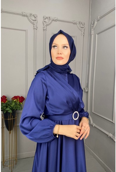 Modarima Halka Kemer Abiye - Lacivert
