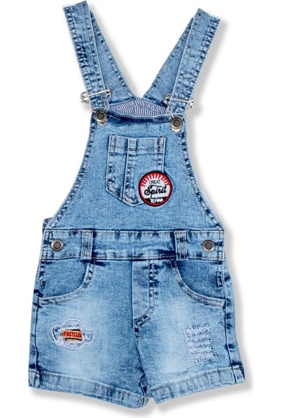 Ages Angels Sprit Armalı Kot Çocuk Salopet Ages Angels Sprit Armalı Kot Çocuk Salopet