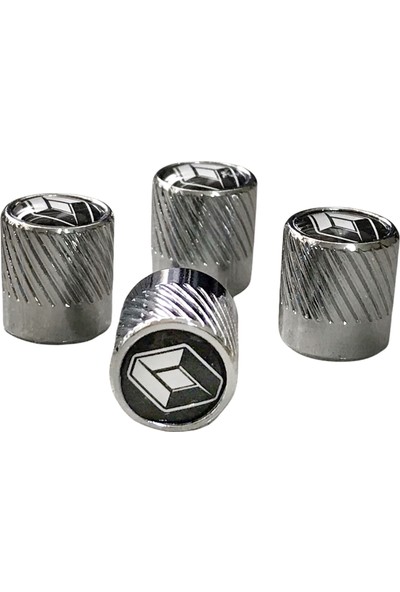 Cms Renault Sibop Kapağı - Metal Sibop Kapağı - Lüks Renault Sibop - 4 Adet