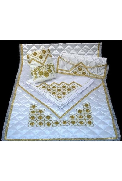 Gönen Çeyiz Evi Seccade Takımı Iğne Oyası El Işi