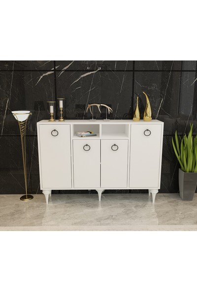 Cantek Siena Konsol Beyaz-Beyaz