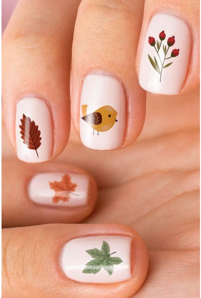 Artikel Kuşlar -1 Tırnak Dövmesi, Tırnak Tattoo, Nail Art, Tırnak Sticker