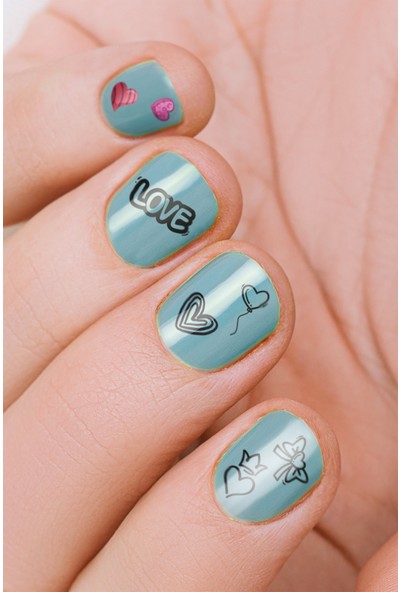 Artikel Renkli Kalpler Tırnak Dövmesi, Tırnak Tattoo, Nail Art, Tırnak Sticker Artikel Renkli Kalpler Tırnak Dövmesi, Tırnak Tattoo, Nail Art, Tırnak Sticker