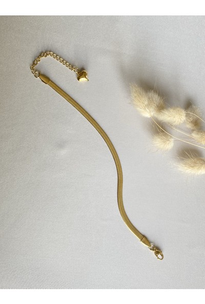 FS Çelik Altın Kaplama Italyan Zinciri Bileklik FS Çelik Altın Kaplama Italyan Zinciri Bileklik