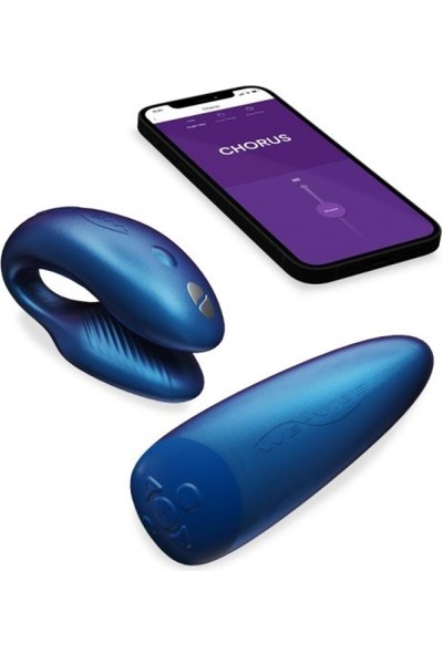 We-Vibe Chorus Cosmic Blue Çiftlere Özel Vibratör We-Vibe Chorus Cosmic Blue Çiftlere Özel Vibratör