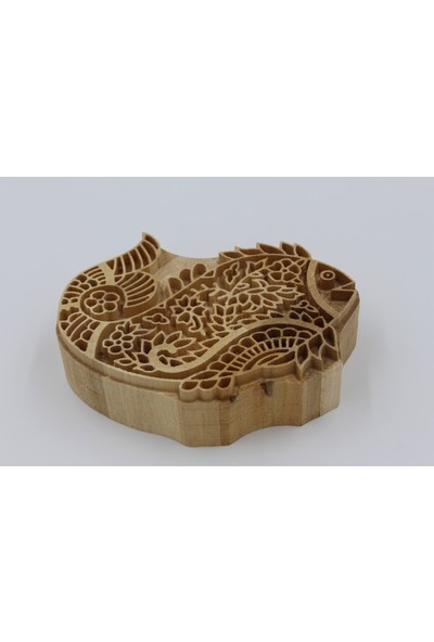 Giyoni Store Balık Ton Tahta Baskı Kalıbı