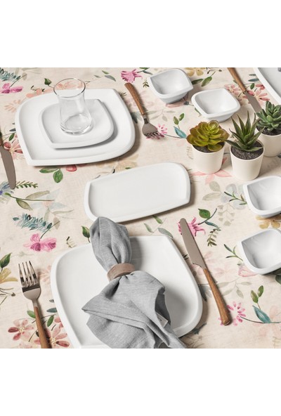 Karaca Tiny 26 Parça 6 Kişilik Porselen Kahvaltı/Servis Takımı