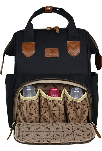 Luna Ağzı Telli Anne Bebek Bakım Sırt Çantası Luna