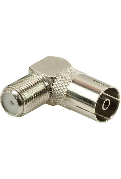 Transformacion F Konnektör Dişi - 60 Ohm Dişi L Tip Çevirici 180011