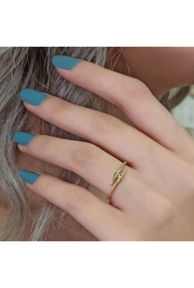 Altınay 14 Ayar Altın Ok Model Yüzük