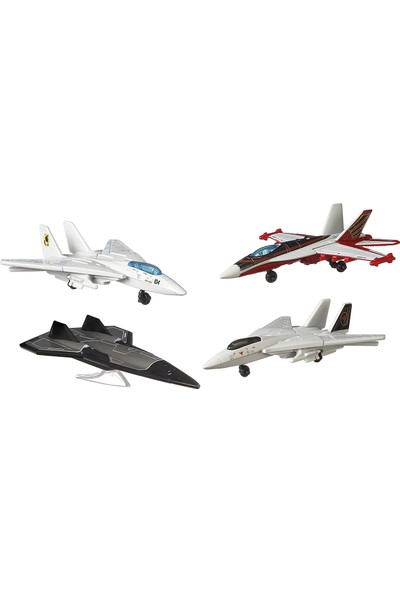 Matchbox GPF72 Matchbox Top Gun Skybusters Then & Now Pack Of 4 Uçak
