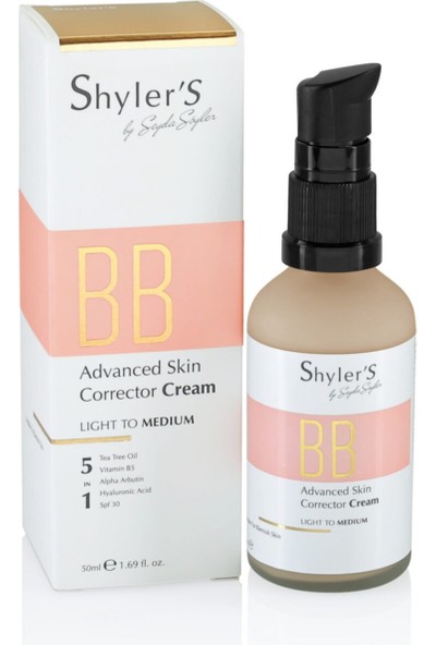 Shyler's Bb Krem Leke ve Akne Önleyici Spf 30 50 ml Medium To Dark Shyler's Bb Krem Leke ve Akne Önleyici Spf 30 50 ml Medium To Dark
