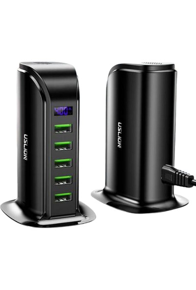 Polham 5 Portlu USB Masaüstü Şarj Çoğaltıcı