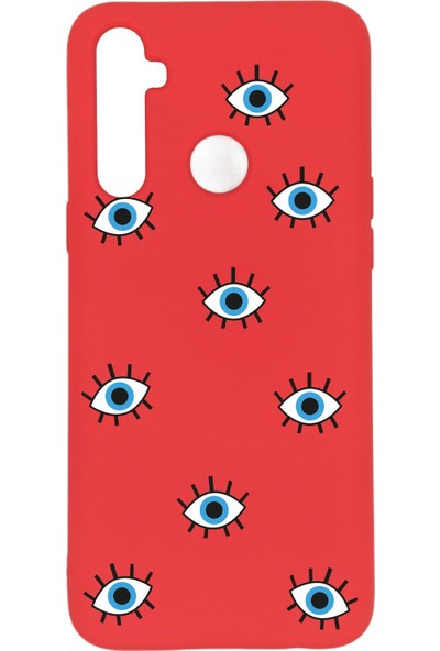 Merwish Case Oppo Realme 6i Nazar Boncuklu Özel Tasarım Içi Kadife Lansman Kılıf Kırmızı Merwish Case Oppo Realme 6i Nazar Boncuklu Özel Tasarım Içi Kadife Lansman Kılıf Kırmızı