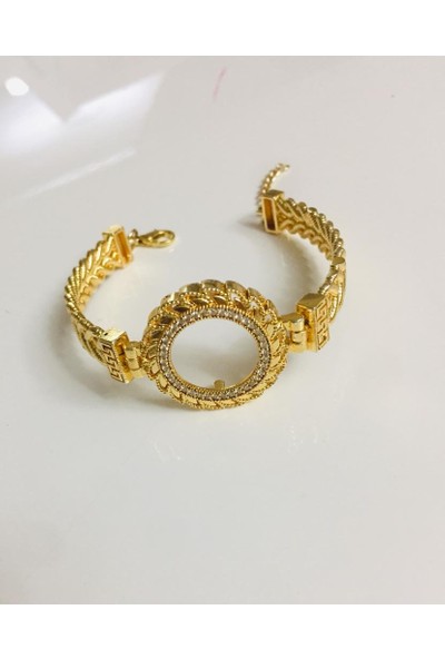 Çelikoğlu Kuyumculuk 22 Ayar Altın Kaplama Çeyrek Altın Çercevesi