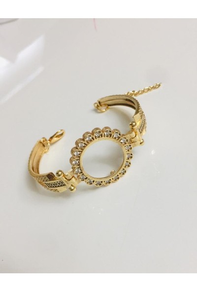 Çelikoğlu Kuyumculuk 22 Ayar Altın Kaplama Çeyrek Altın Çercevesi