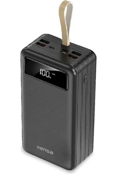 Kensa Kp-44 50.000 mAh Qc 3.0 Hızlı Taşınabilir Pd 22.5W Gücünde Power Bank