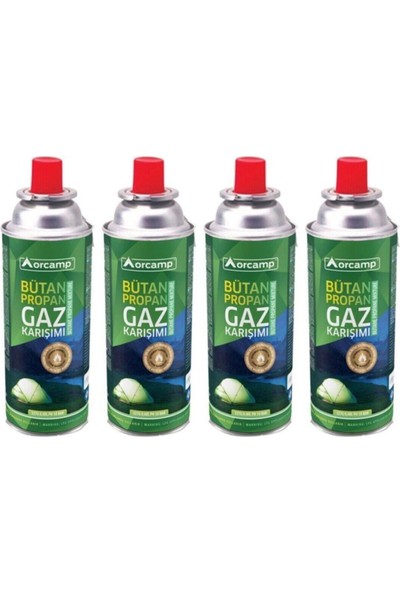 Orcamp Valfli Kartuş 227GR 4'lü Set Orcamp Valfli Kartuş 227GR 4'lü Set