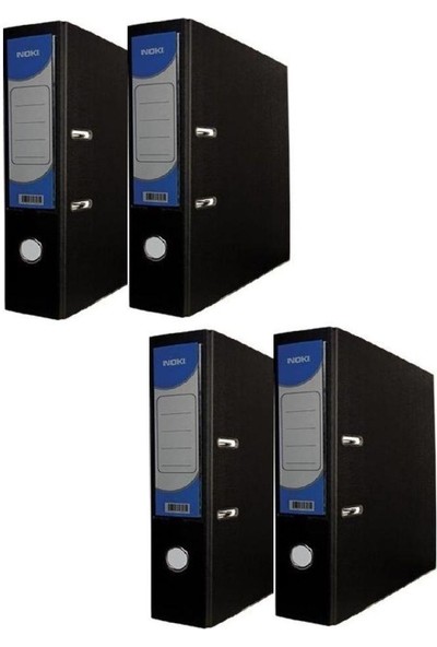 Noki Halkalı Geniş Büro Klasörü Siyah 4'lü