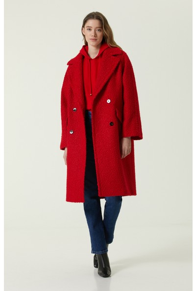 Network Regular Fit Kırmızı Palto Network Regular Fit Kırmızı Palto