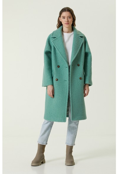 Network Regular Fit Mint Palto