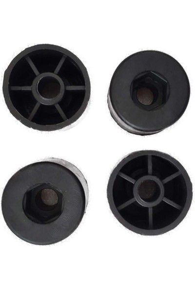 Zeygen Yuvarlak Baza Stoper Baza Yatak Tutucu Plastik 6'lı Vidasız