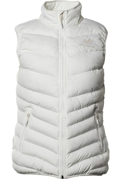 New Balance Nb Womens Puffer Vest Kadın Beyaz Yelek - WPV3101-WT