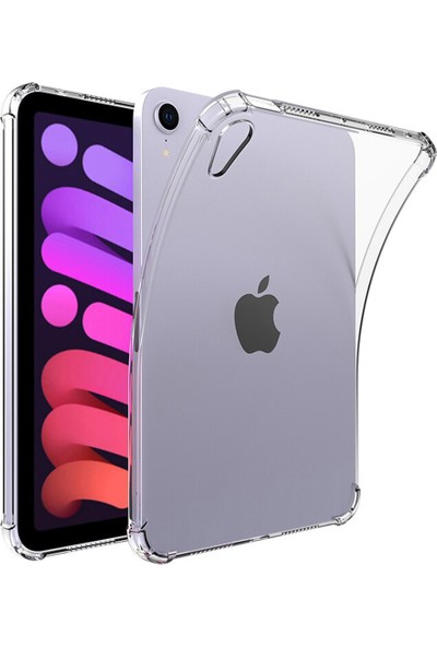Microcase iPad Mini 6.nesil 2021 8.3 Inch Anti Shock Series Silikon Tpu Soft Kılıf - Şeffaf Microcase iPad Mini 6.nesil 2021 8.3 Inch Anti Shock Series Silikon Tpu Soft Kılıf - Şeffaf