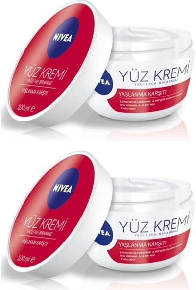Nivea 2'li Yaşlanma Karşıtı Yüz Kremi 100 ml