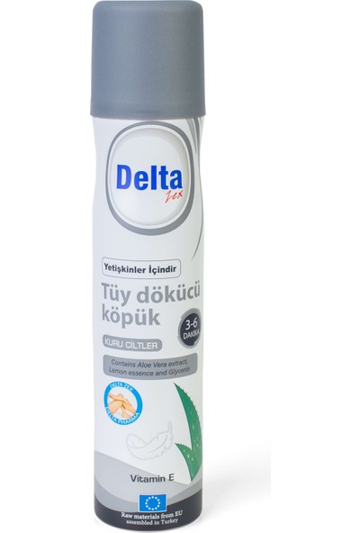 Delta Zex Delta Tüy Dökücü Köpük Kuru Ciltler 200 Ml