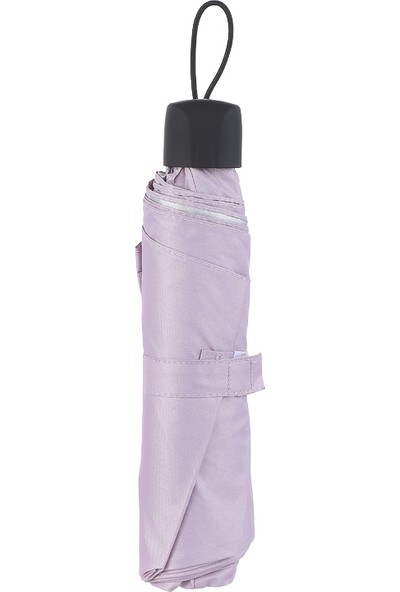 Mınıso Magaza Gümüş Kaplamalı Güneş Koruyucu Şemsiye(Pembe)